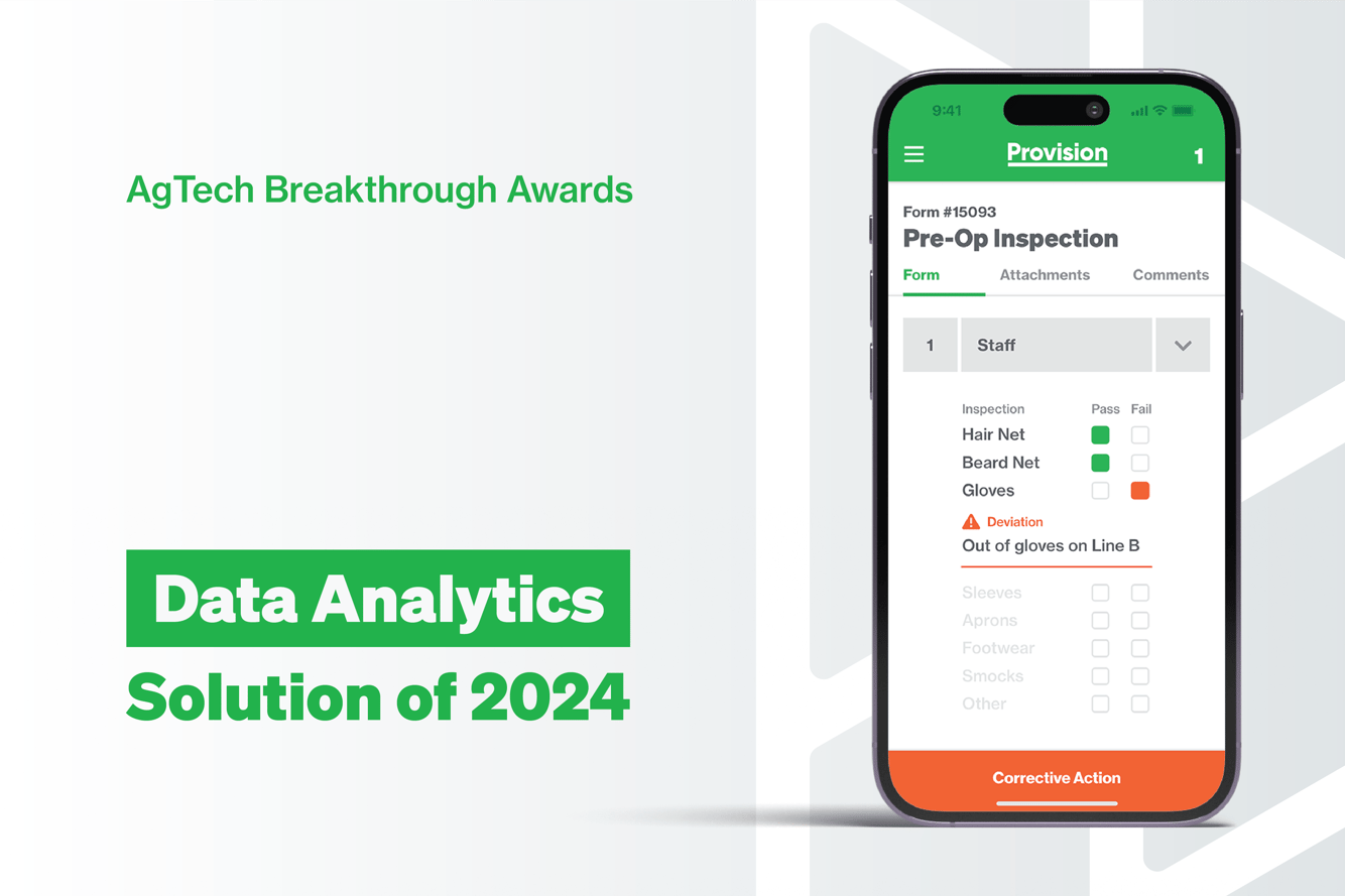Provision Honored With 2024 Agtech Breakthrough Award
